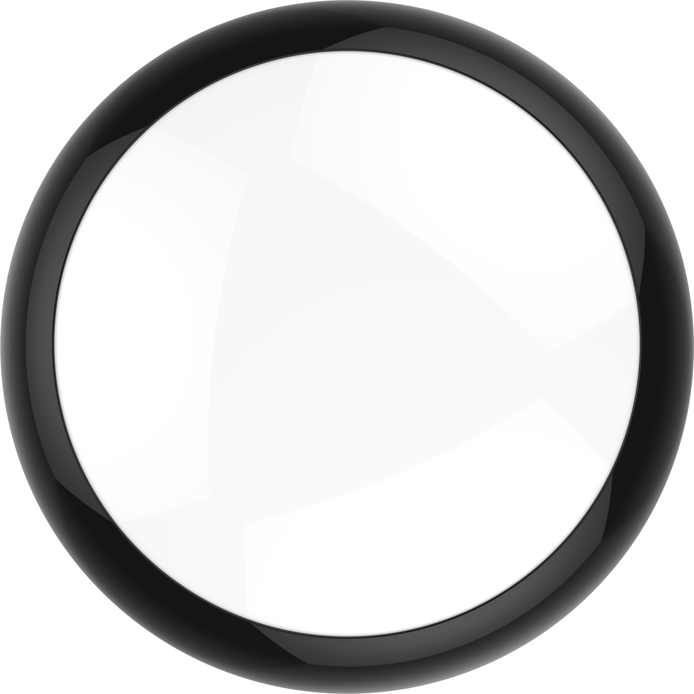 Blanca bulkhead trim, polished black - Kosnic