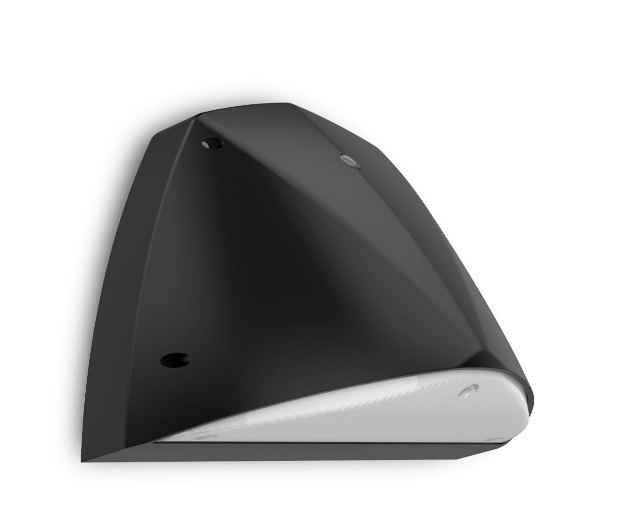 Odin Low glare IP65 sensor wall pack 14-24W CCT switchable black - Kosnic